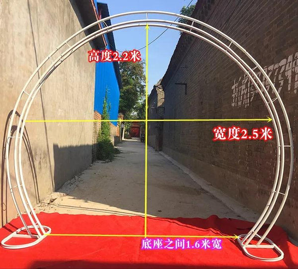 Metal Backdrop Stand Round 2.5mx2.2m REV1 Arch – Viva La Rosa