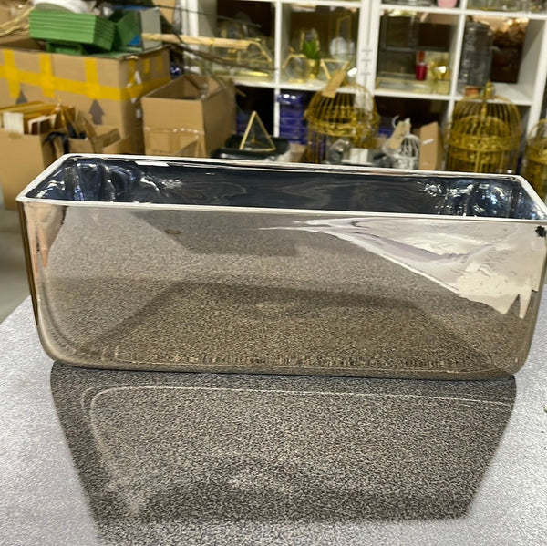 long and low vase rectangular glass vase – Viva La Rosa