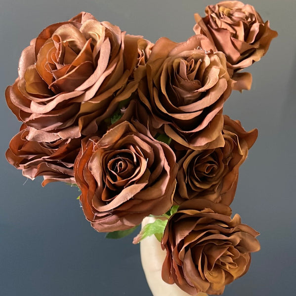 9 head Chocolate Rose – Viva La Rosa