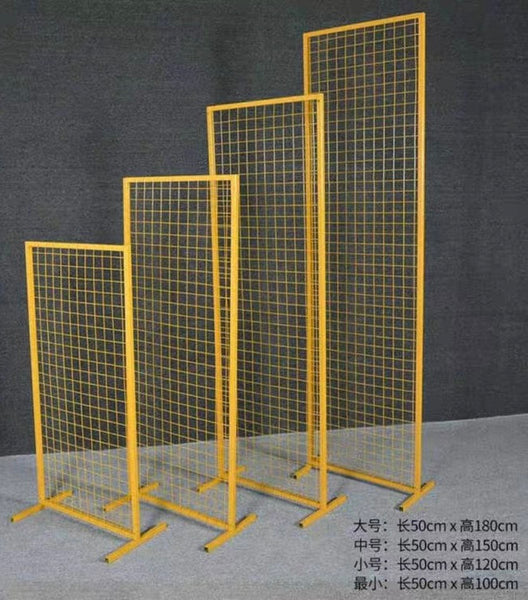 Stand with grid mesh Metal Backdrop Stand Round 2Meter tall – Viva La Rosa