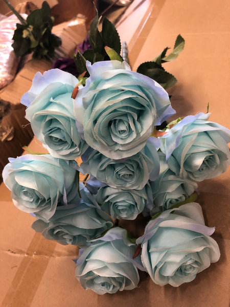 Light Blue Diamond Rose Bunch 10 head – Viva La Rosa
